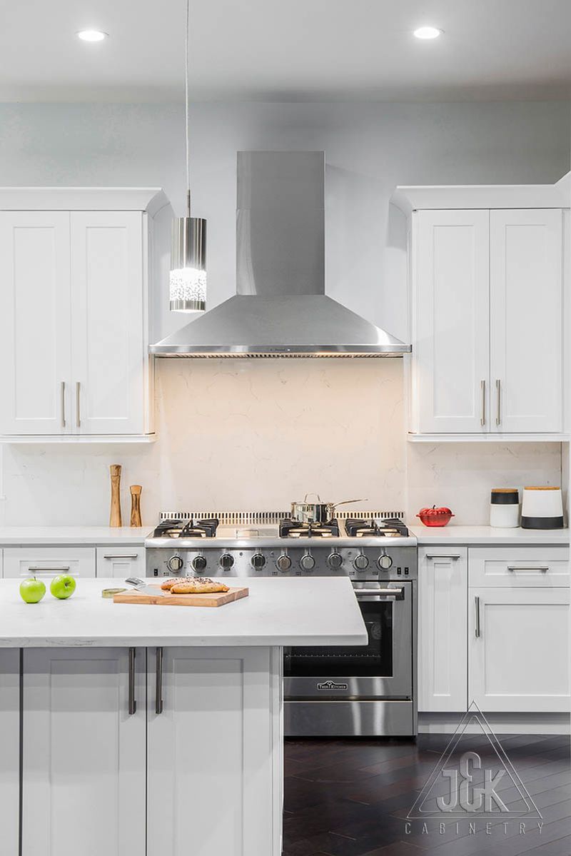 White Shaker Cabinets - J&K Cabinetry Colors